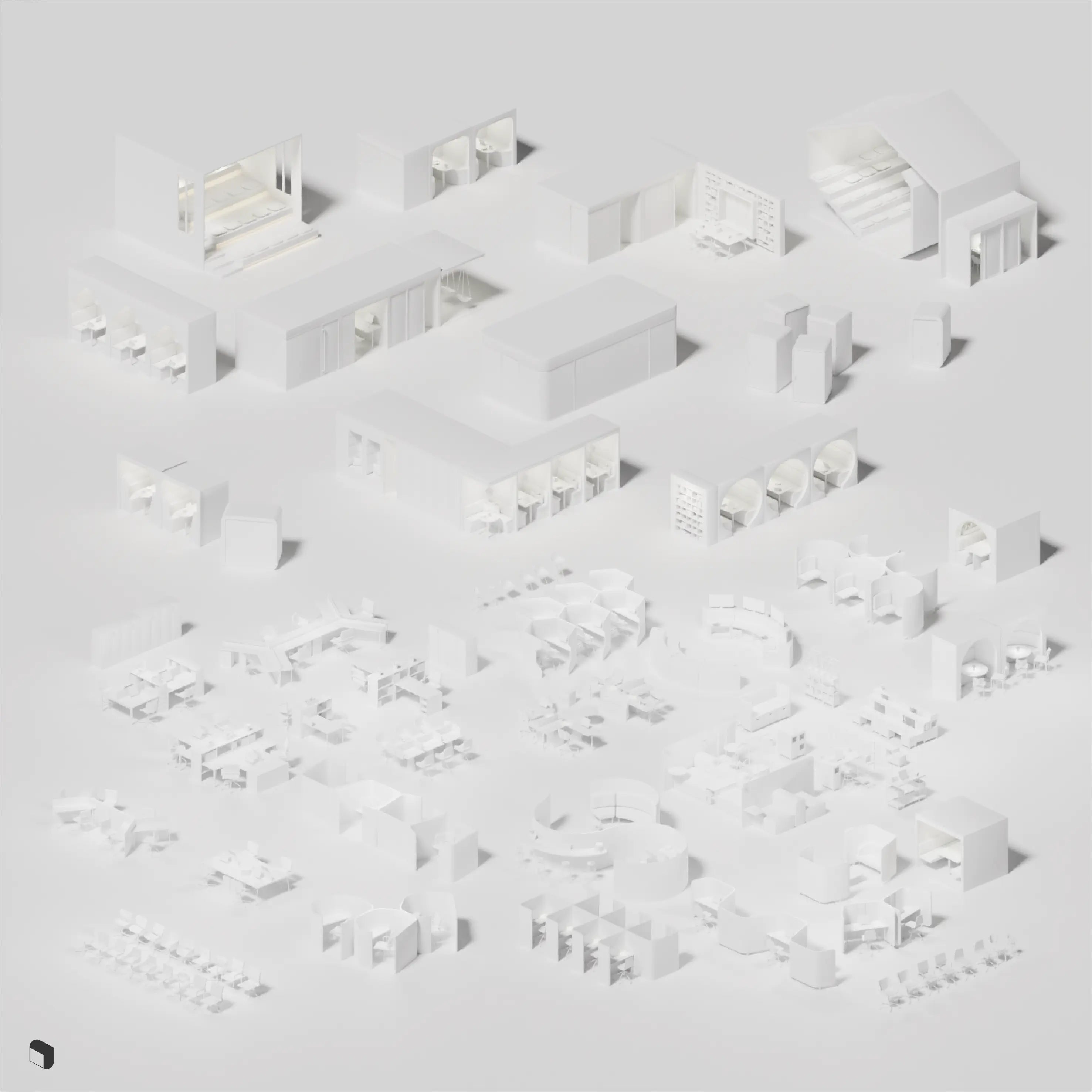 3D Model Collaborative Work Space Bundle – Toffu Co