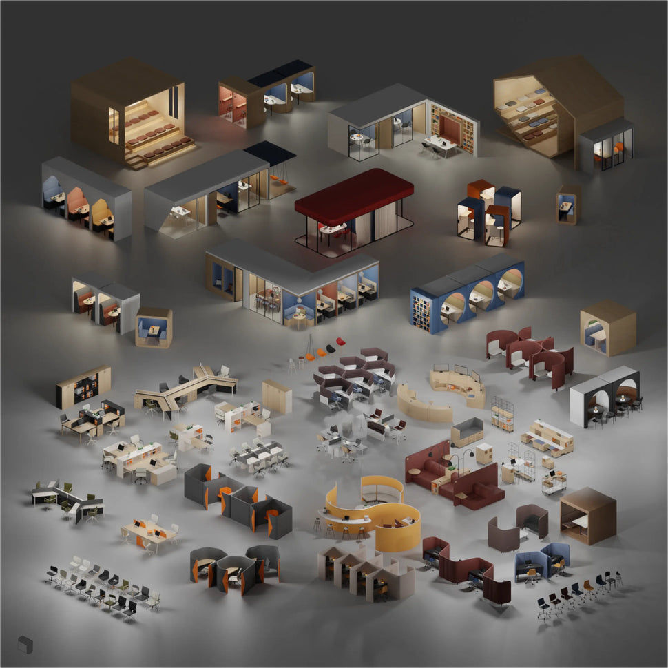 3D Model Collaborative Work Space Bundle – Toffu Co