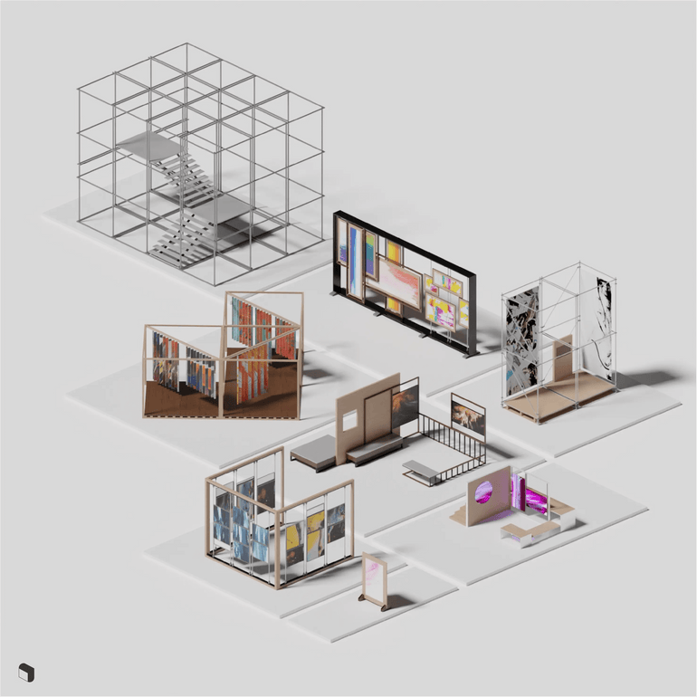 3D Model Art Exhibition – Toffu Co