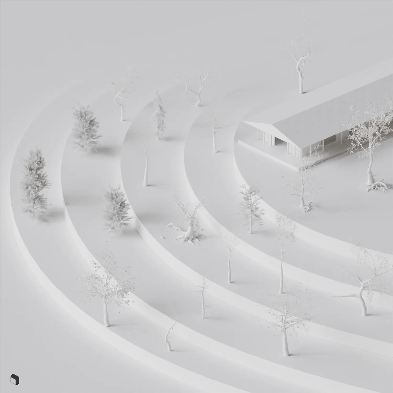 3d Model Physical Model Stylized Branch Trees 2 Toffu Co