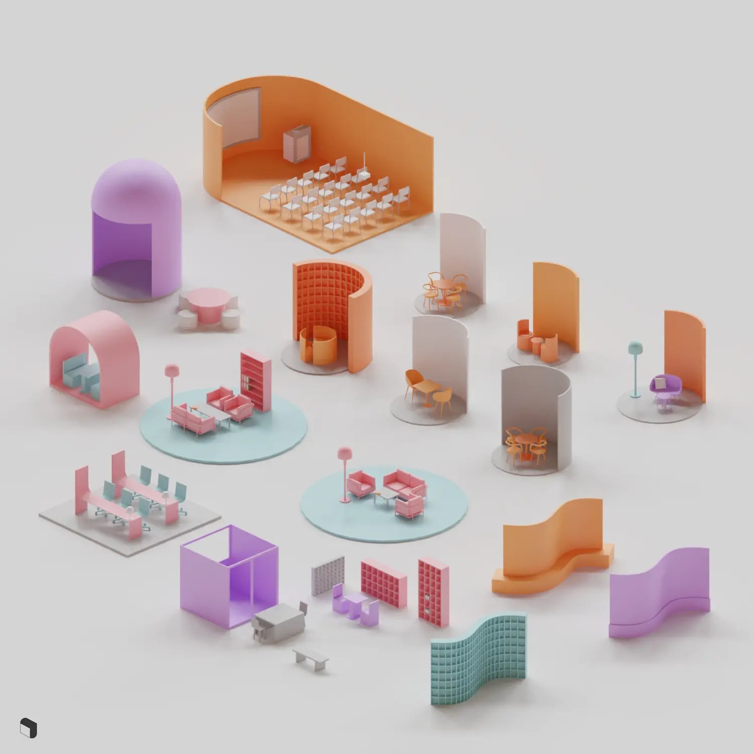 3D Model Physical Model Office – Toffu Co 3D Model Physical Model Office – Toffu Co