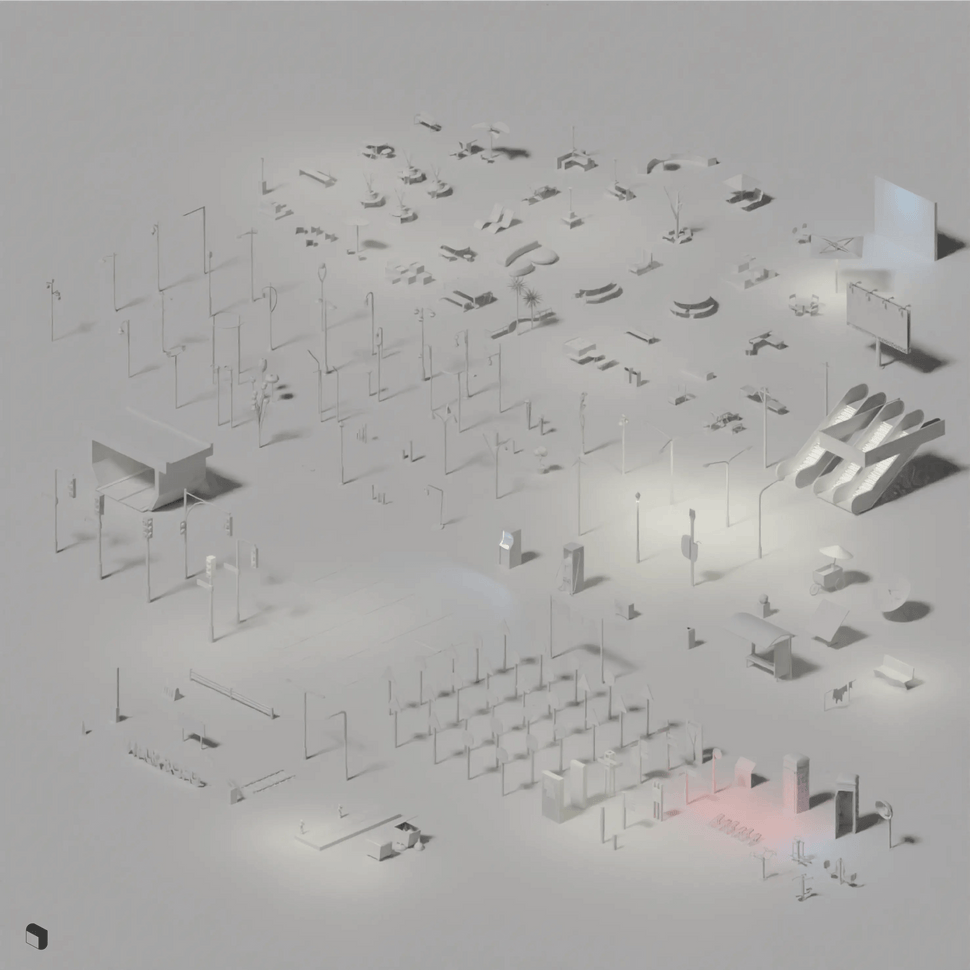 3D Model Urban Fillers Bundle – Toffu Co