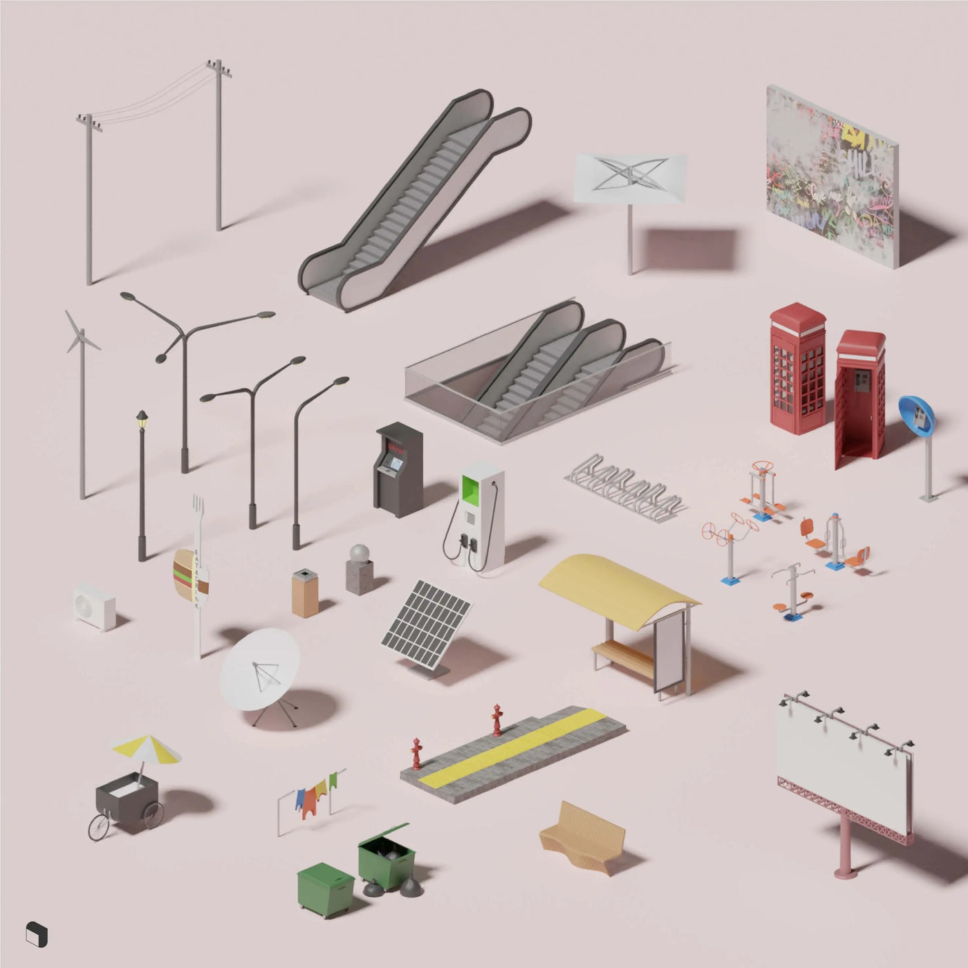 3D Model Urban Utilities – Toffu Co