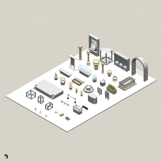 3D Model Revit Archaeology Museum – Toffu Co