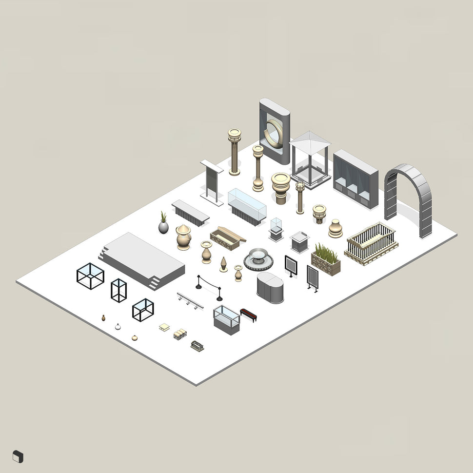 3D Model Revit Archaeology Museum – Toffu Co