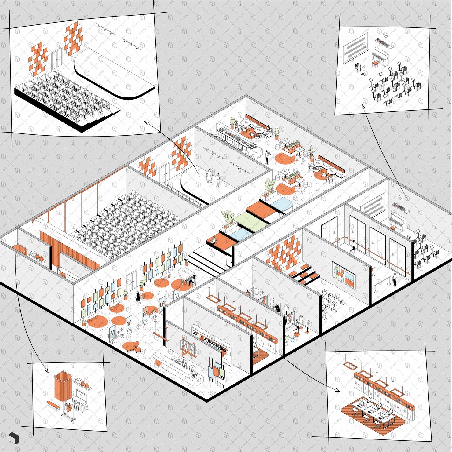 Axonometric | Toffu Co