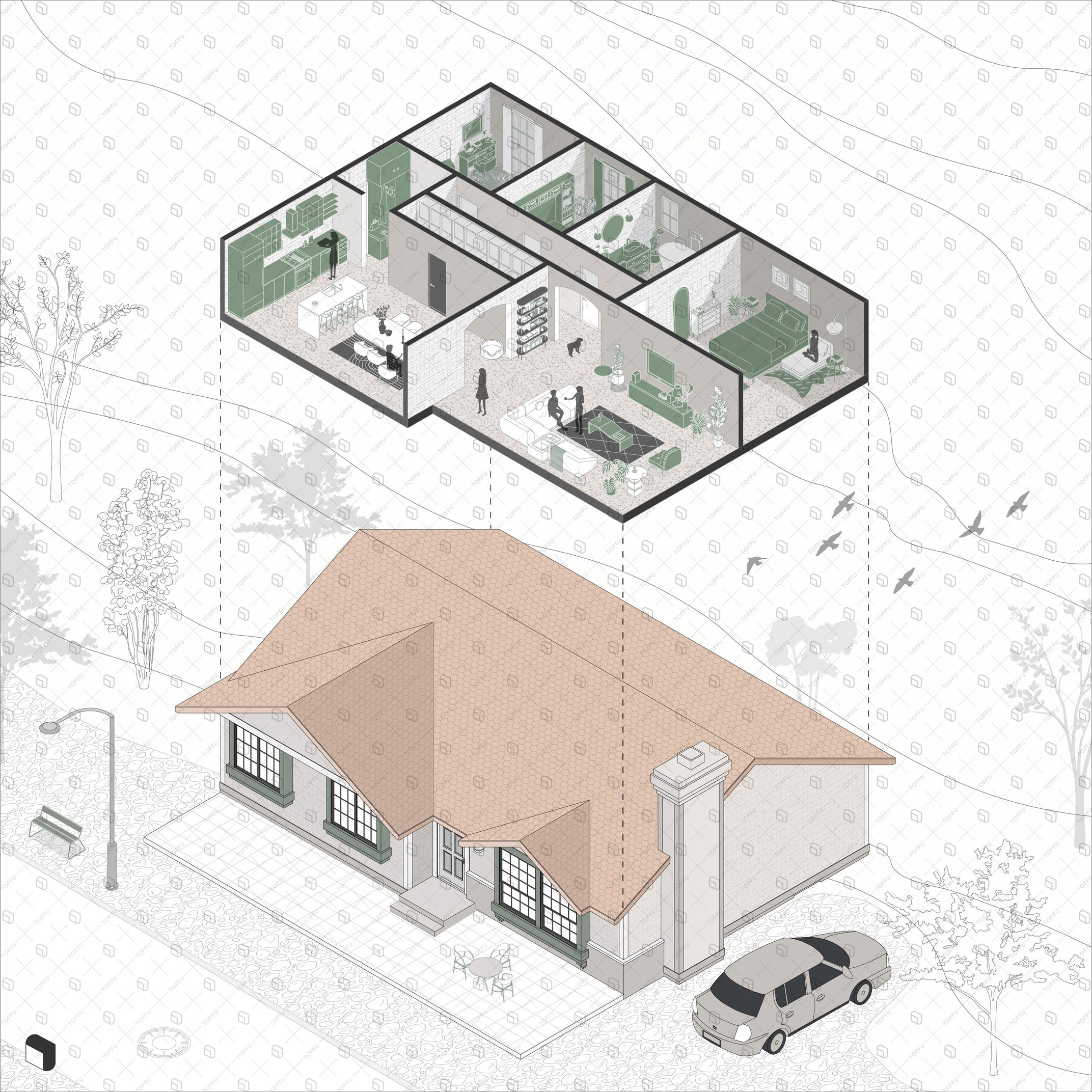 Axonometric | Toffu Co