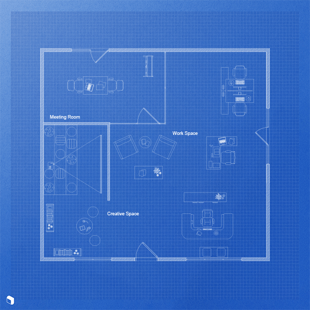 Cad Dynamic Blocks Office Furniture Set | Toffu Co