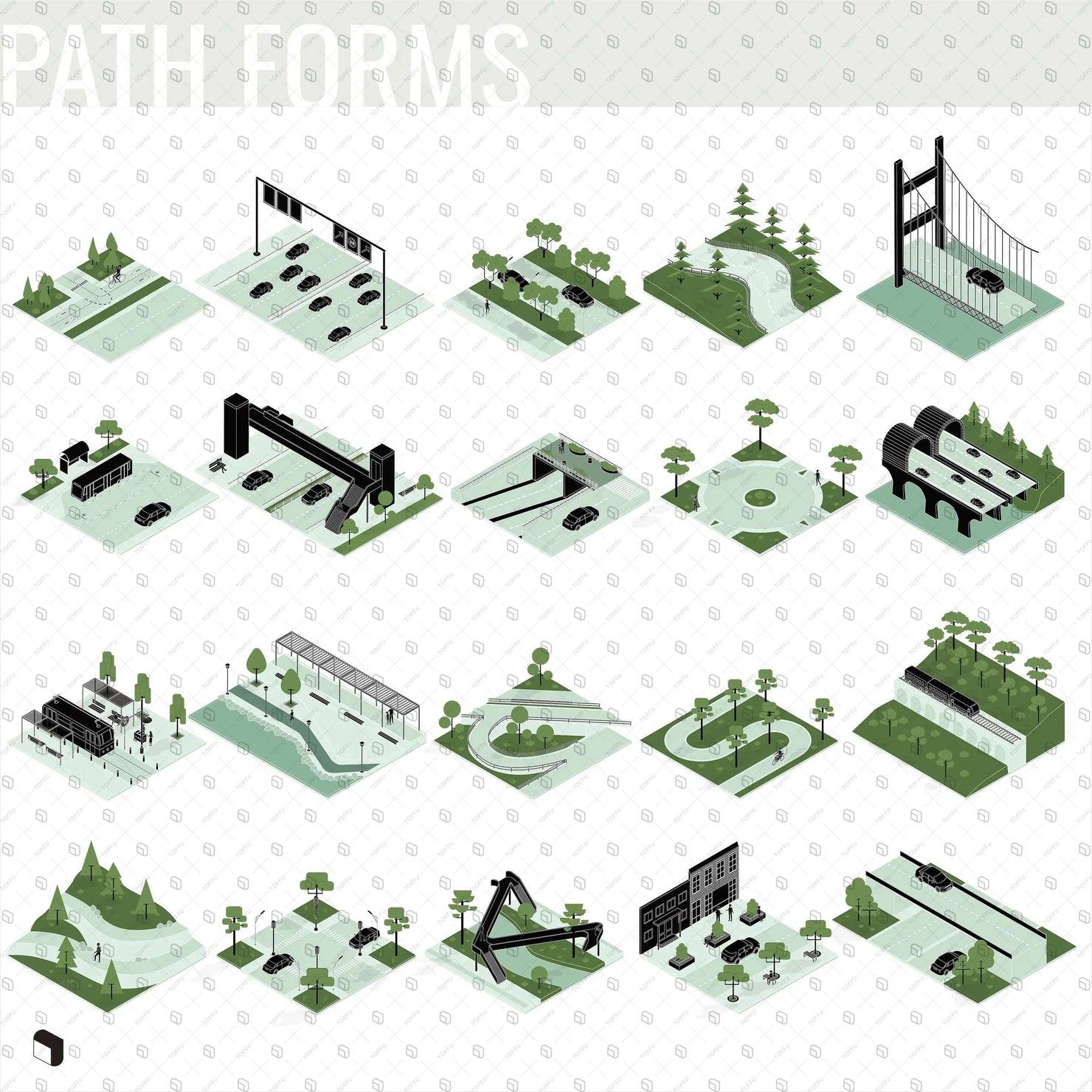Axonometric Diagram – Toffu Co