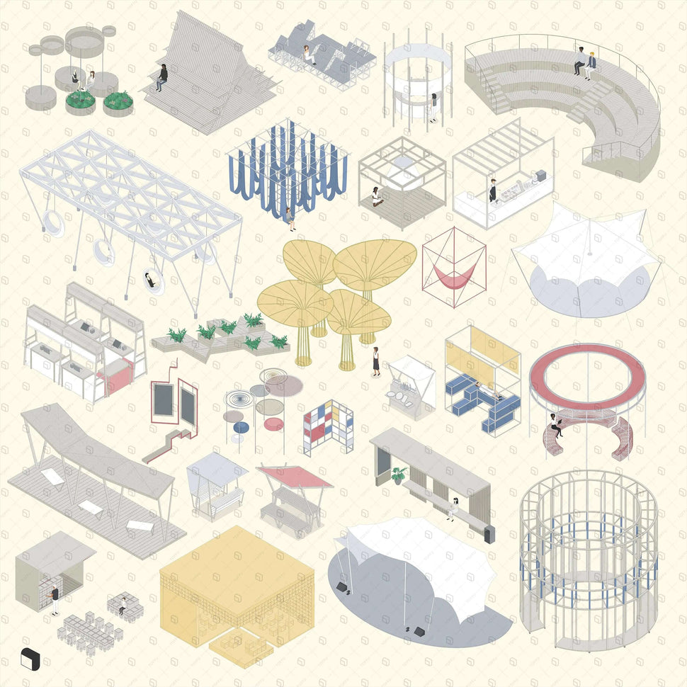 Axonometric Urban Bundle – Toffu Co