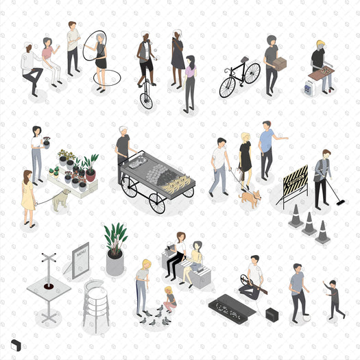 Axonometric Street – Toffu Co