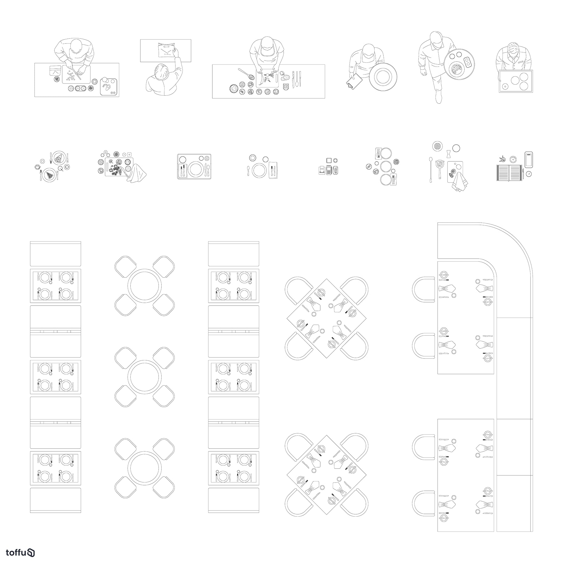 Cad Top View | Toffu Co