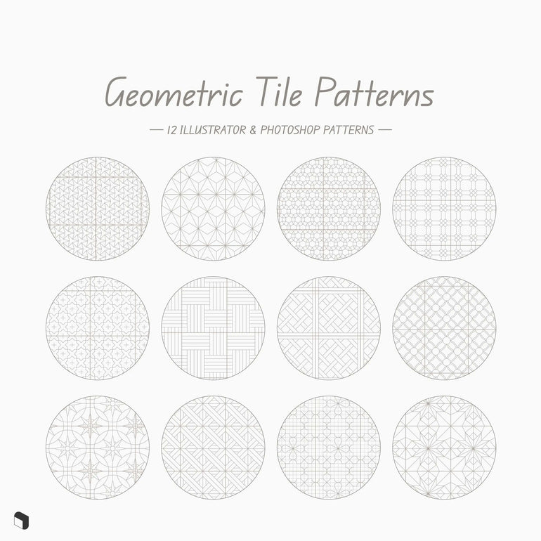 Swatch Geometric Tile Patterns – Toffu Co