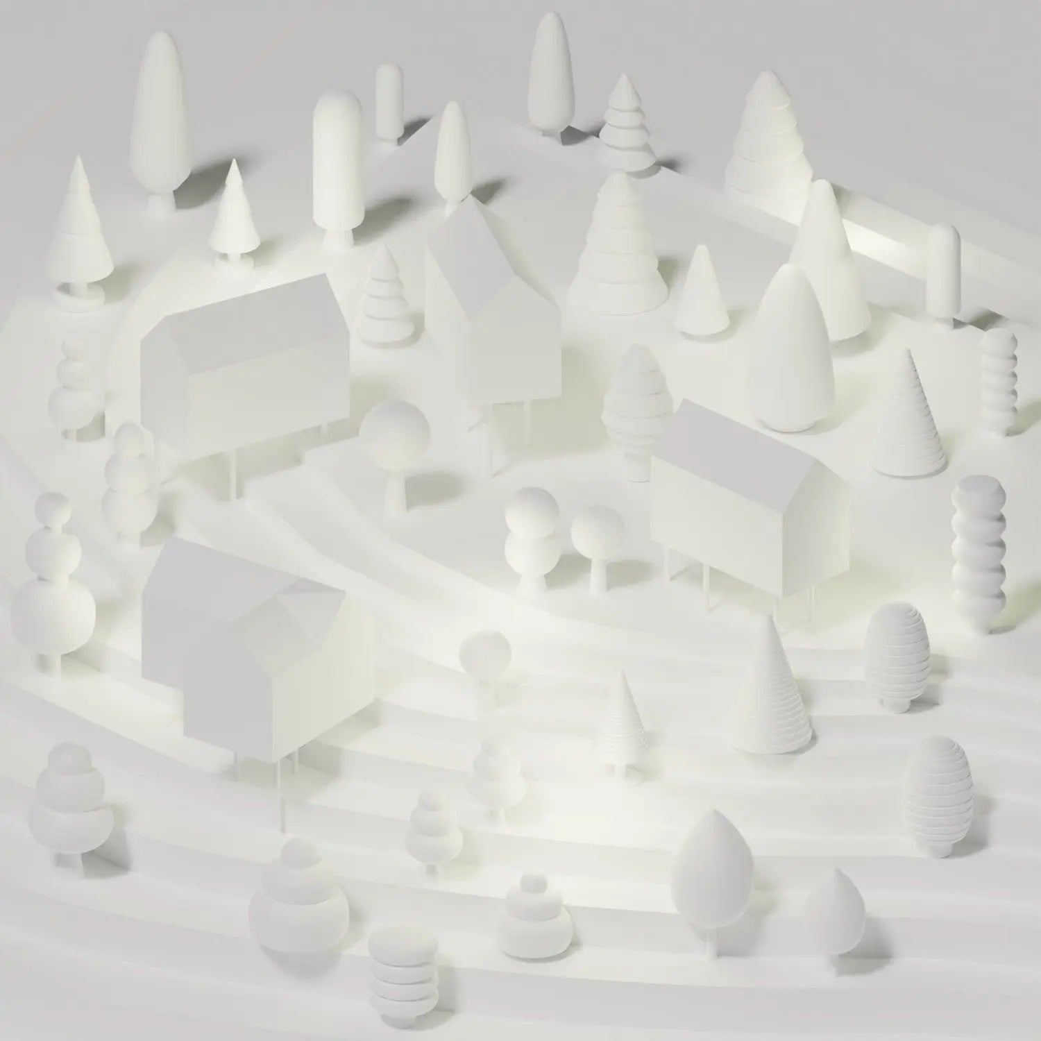 3d Model Physical Model Wooden Trees Toffu Co