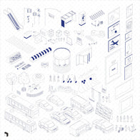 Axonometric Cad Street - Toffu Co