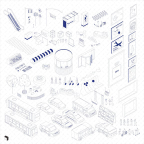 Axonometric Cad Street – Toffu Co