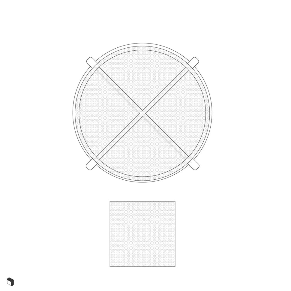 Cad Coffee Tables Top View – Toffu Co